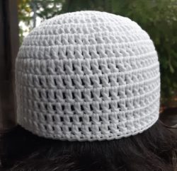 হাতেবোনা টুপি (White) | Wafilife