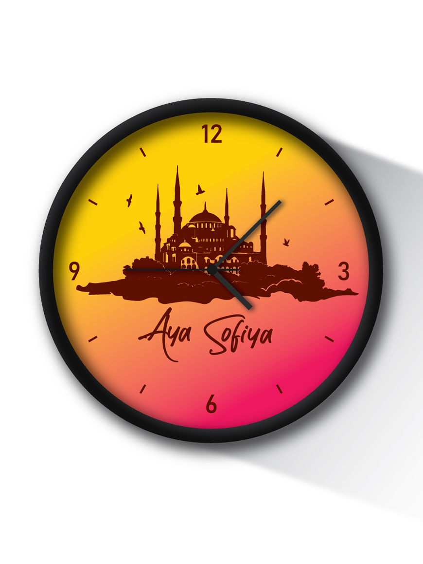 Islamic Aya Sofiya Concept Wall Clock | Wafilife