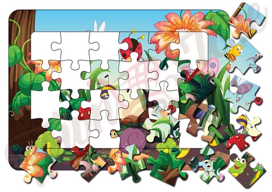 Mixed Series 1 – 4 Packs – 24 Pieces Jigsaw Puzzles | Wafilife