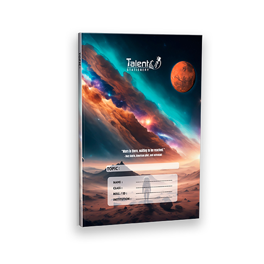 200 Page Premium White Binding Note khata (WB200.C) Mars | Wafilife