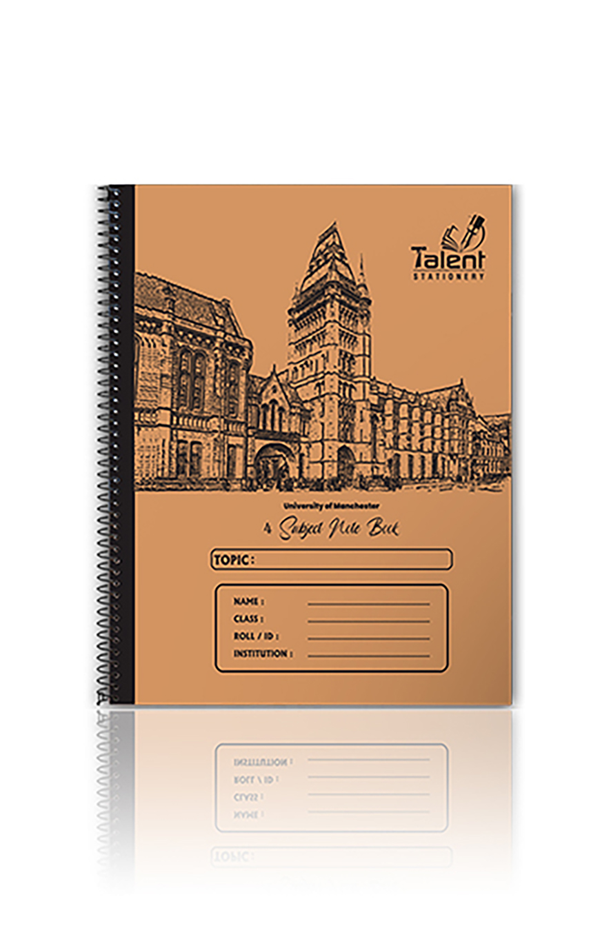 400 Page Premium Off White Spiral Note khata (KS400.B) | Wafilife