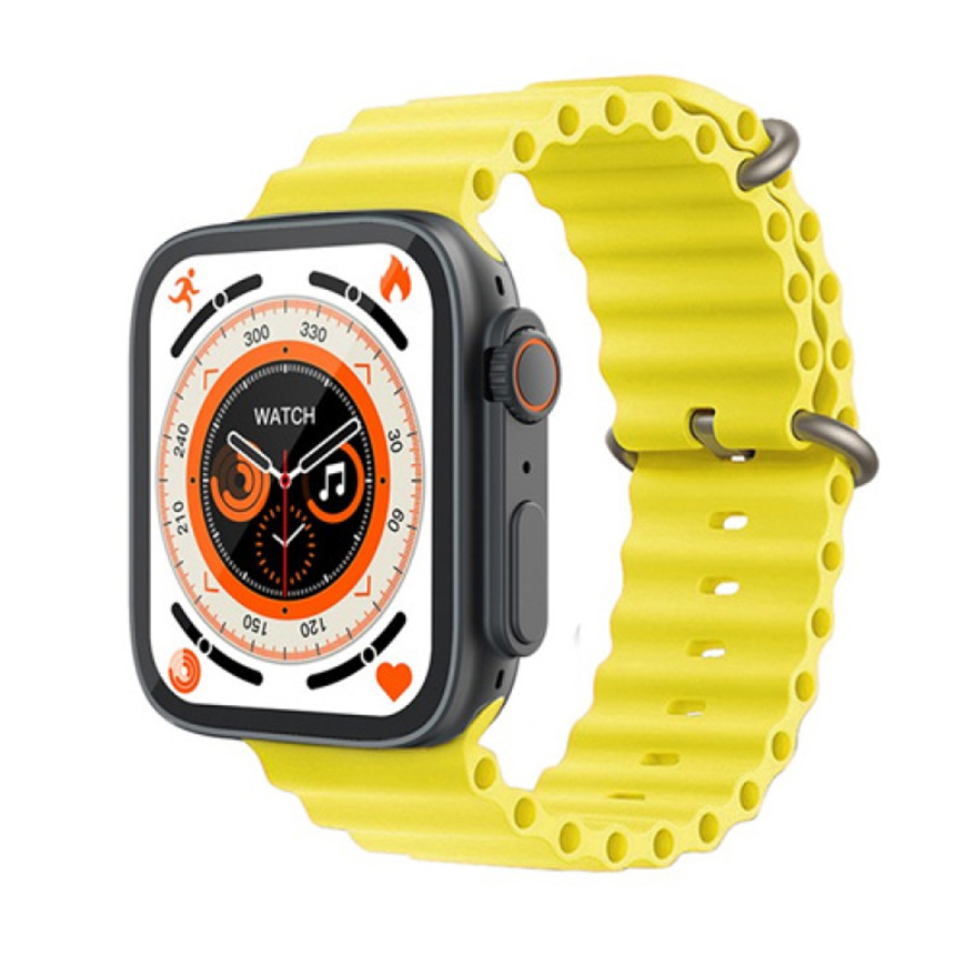 Y80 Ultra Smart Watch Apple Clone With 8+1 Straps (Silver watch) | Wafilife