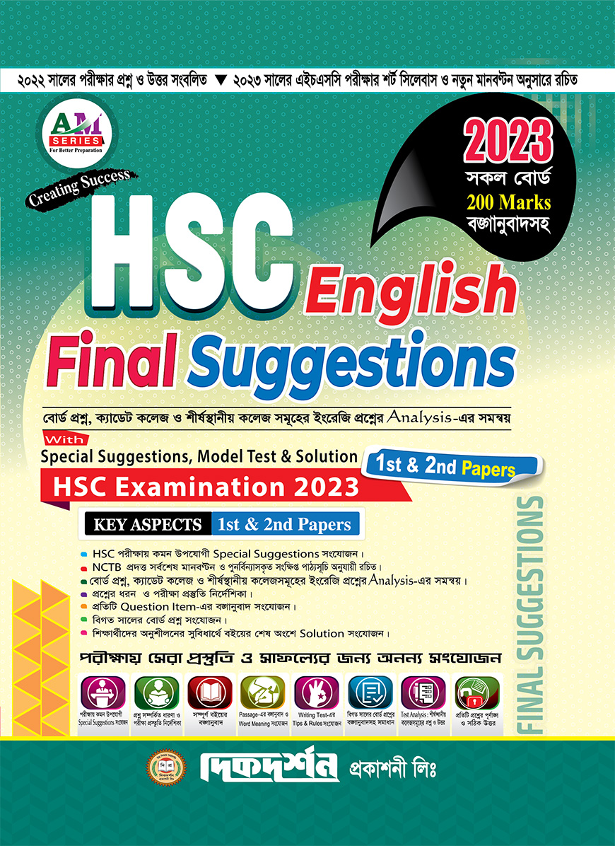 এইচএসসি ইংলিশ ফাইনাল সাজেশন ১ম এবং ২য় পত্র (২০২৩) | Wafilife