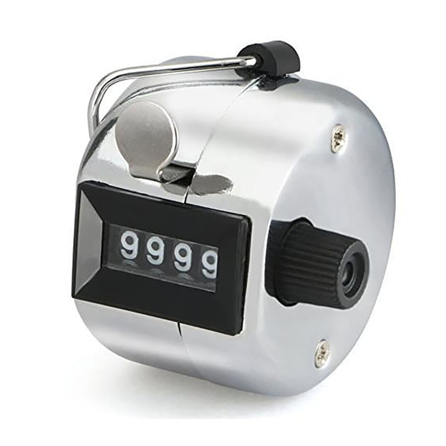 4 Digit Manual Mechanical Tasbih Counter | Wafilife