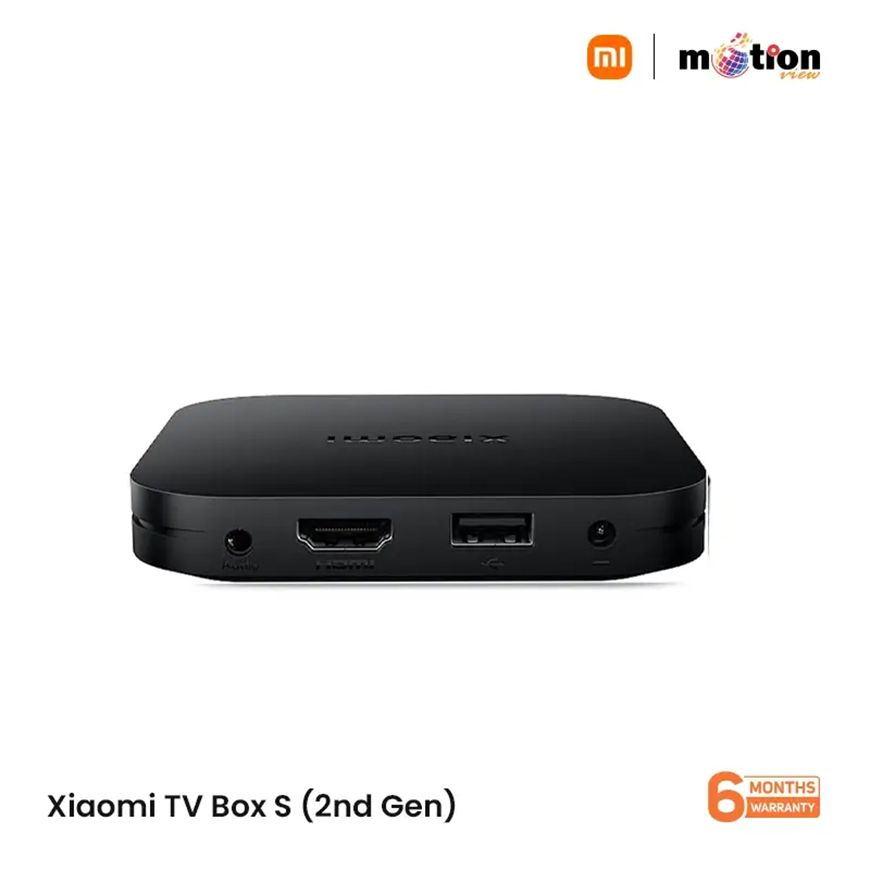 Xiaomi TV Box S (2nd Gen) 4K Ultra HD 2GB/8GB Google TV-Black | Wafilife