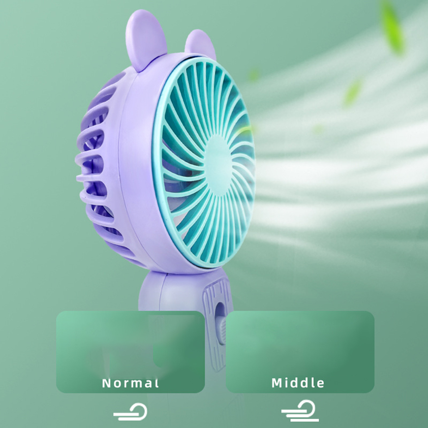 Cartoon Style Mini Fan with Light | Wafilife
