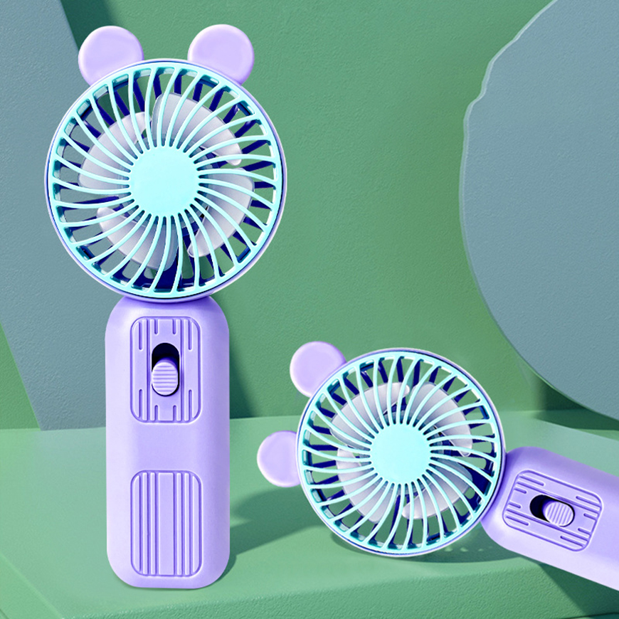 Cartoon Style Mini Fan with Light | Wafilife