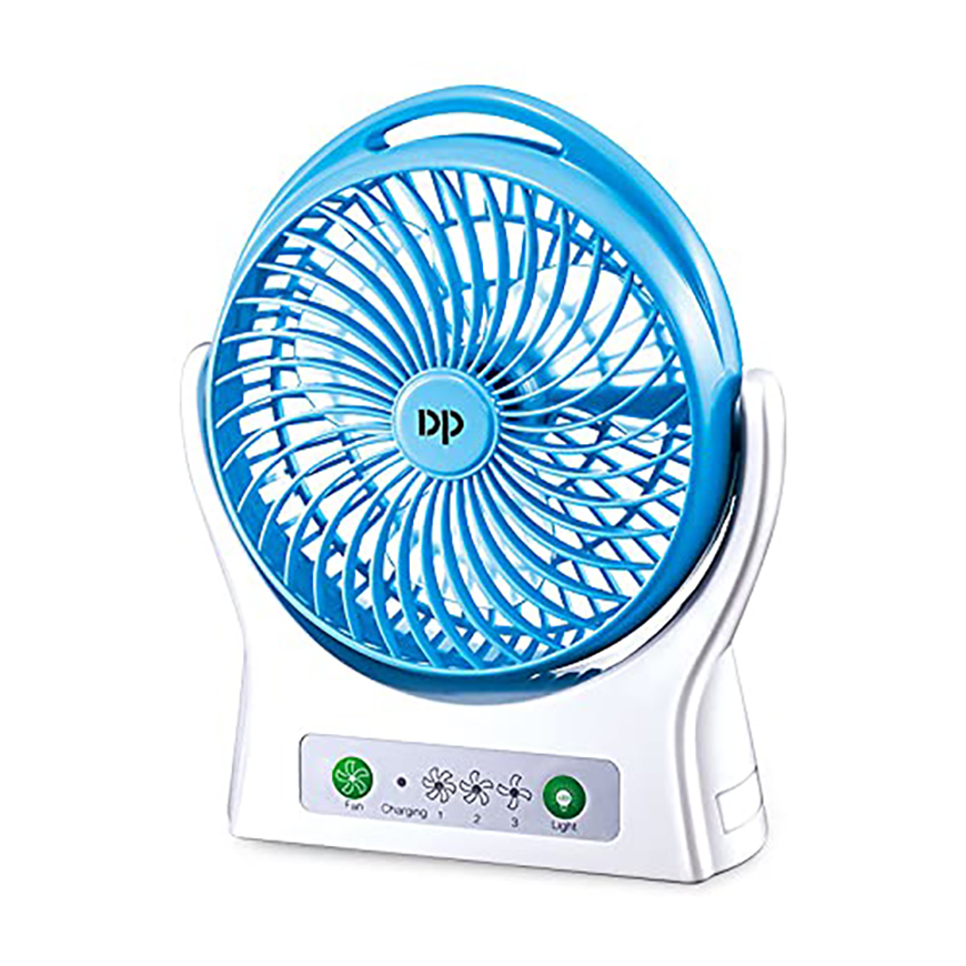 Duration Power DP 7605 Rechargeable Table Fan With LED Light | Wafilife