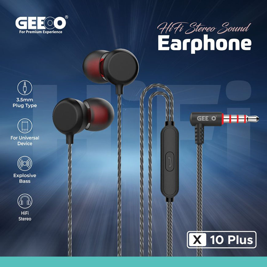 GEEOO X10 Plus Earphone | Wafilife