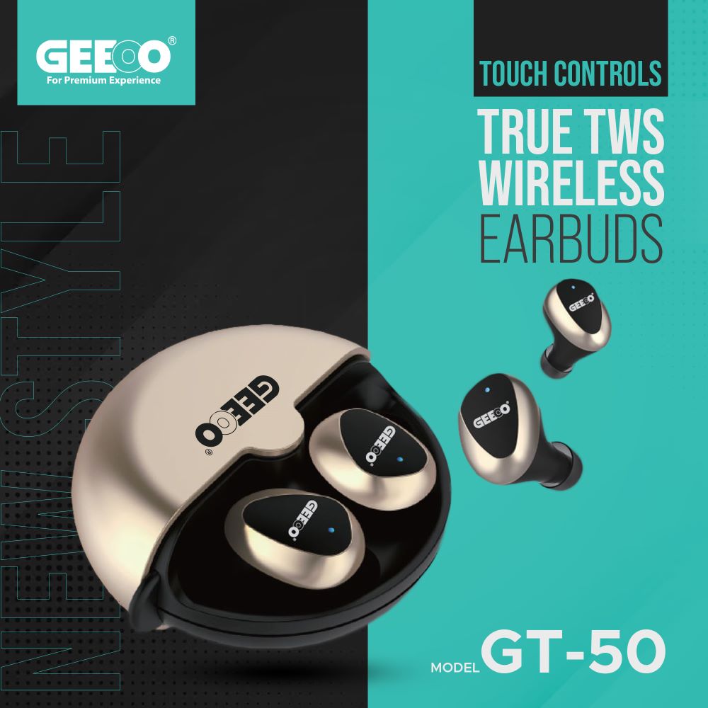 GEEOO GT50 True Wireless Eardot | Wafilife