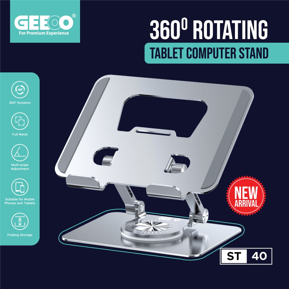GEEOO ST40 360° Rotating Tablet Stand Holder | Wafilife