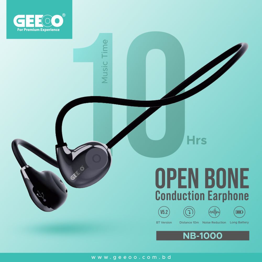 GEEOO NB1000 Bone Conduction Headphone | Wafilife