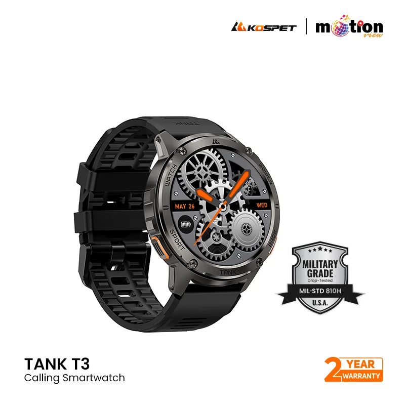 KOSPET TANK T3 Calling Rugged Smartwatch | Wafilife