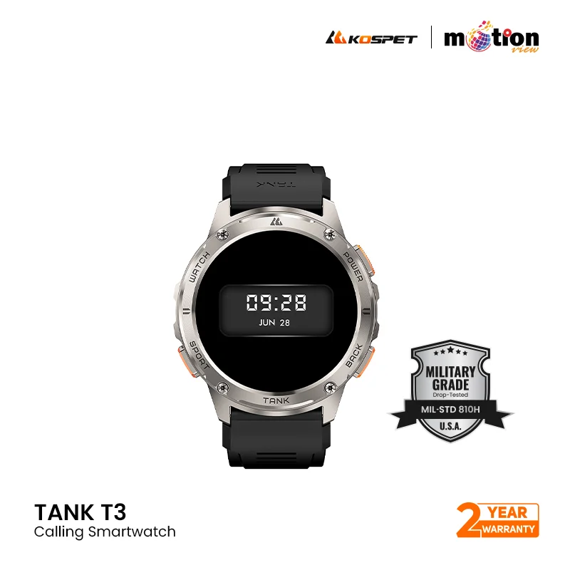 KOSPET TANK T3 Calling Rugged Smartwatch | Wafilife
