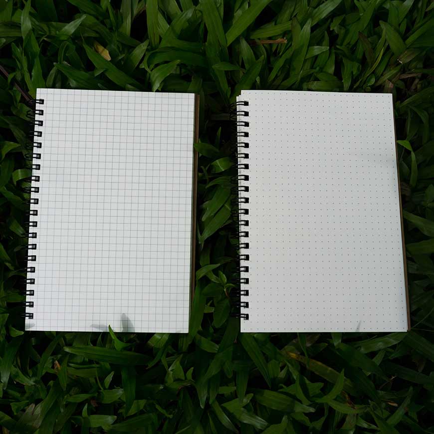 Designer Series Dot-Grid & Graph/Grid Notebook 2-Pack | Wafilife