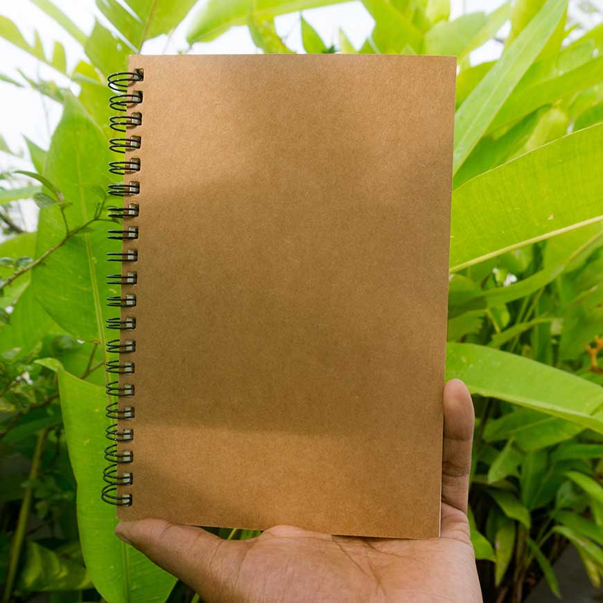 Executive Series Kraft Spiral Notebook | Wafilife