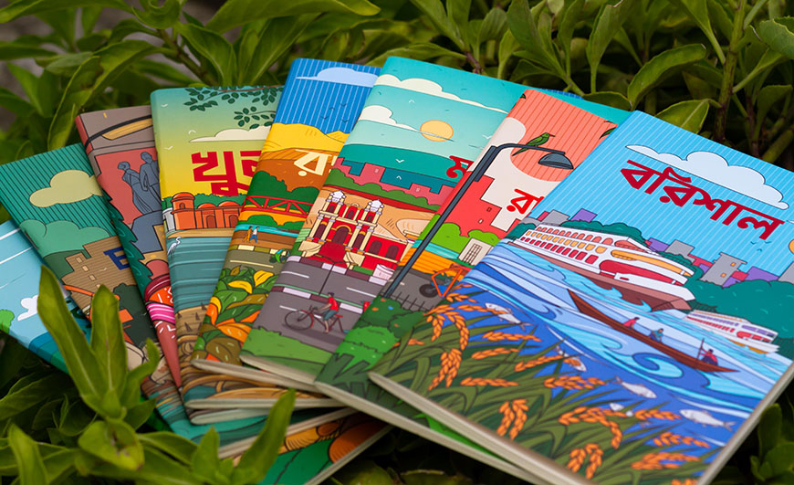 Dhaka, Chattogram Notebook(Heritage & Ocean), Sylhet, Barisal, Khulna ...