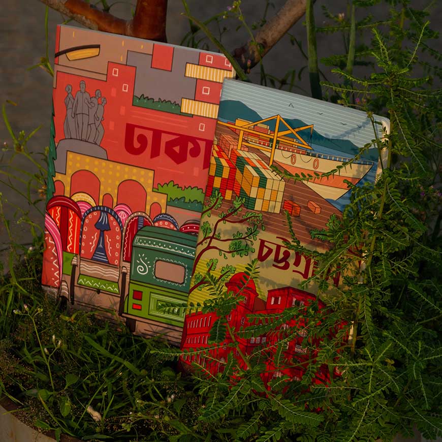 Dhaka & Chattogram Notebook(SN202008122 & SN202130127) 2-Pack | Wafilife