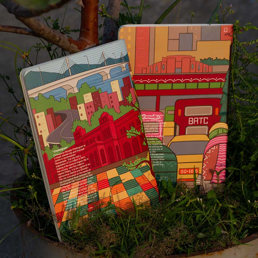 Dhaka & Chattogram Notebook(SN202008122 & SN202130127) 2-Pack | Wafilife