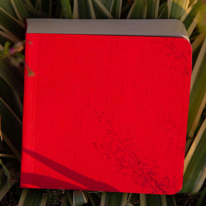 365 Days Red Cover Notebook | Wafilife