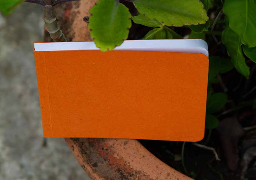 Landscape Series Orange Notebook (Premium Bianco Paper for Artist ...