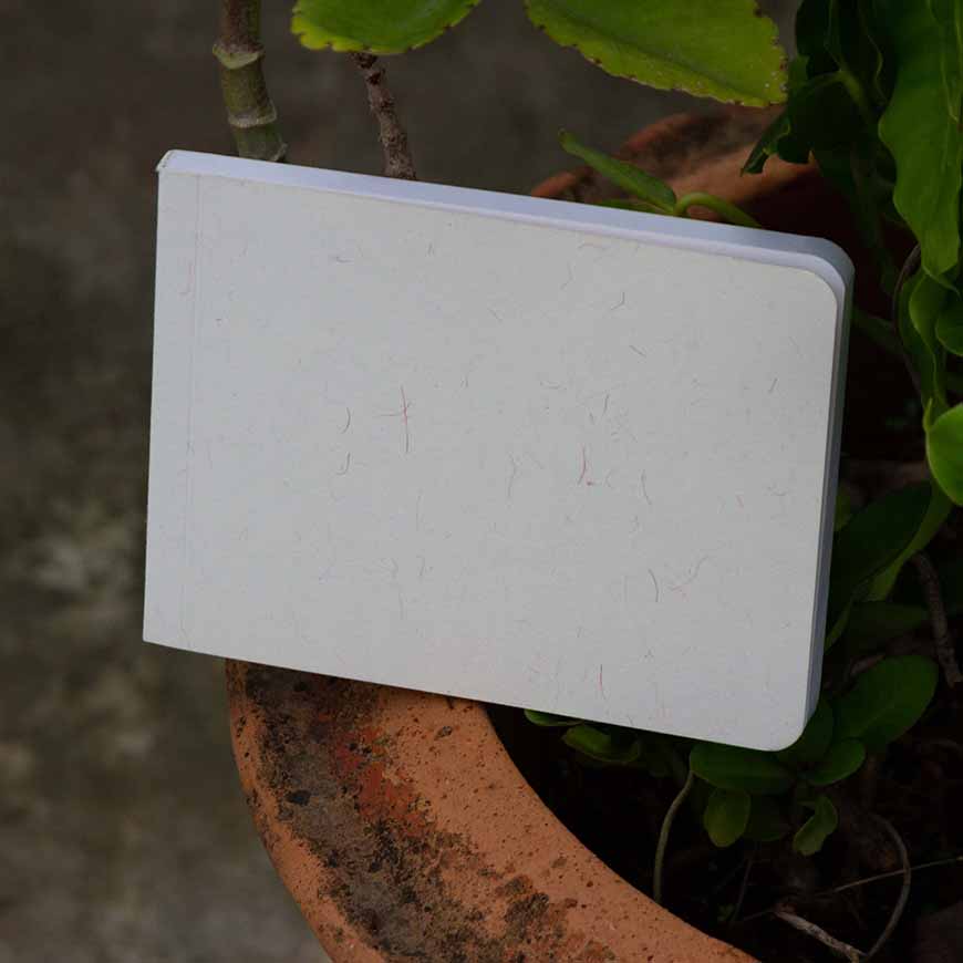 Landscape Series Texture White Notebook (Premium Bianco Paper for ...