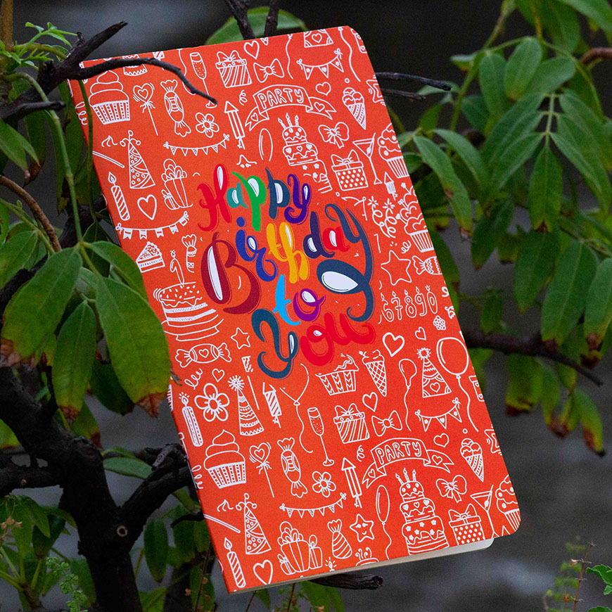 Happy Birthday Notebook (SN20191211) | Wafilife