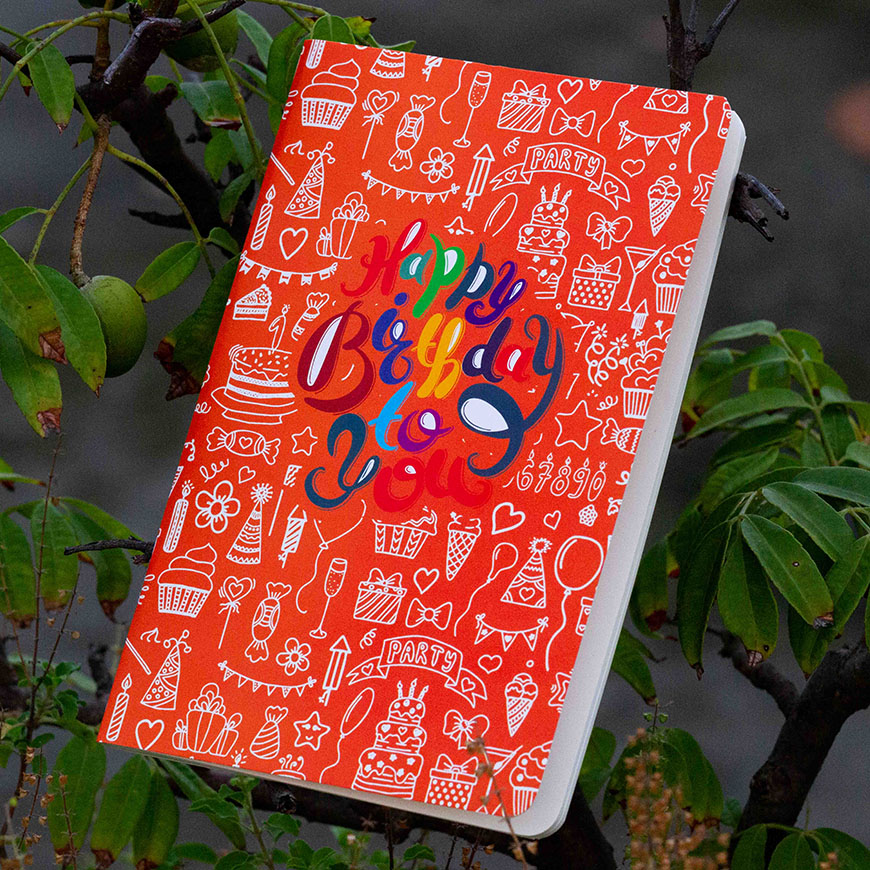 Happy Birthday Notebook (SN20191211) | Wafilife