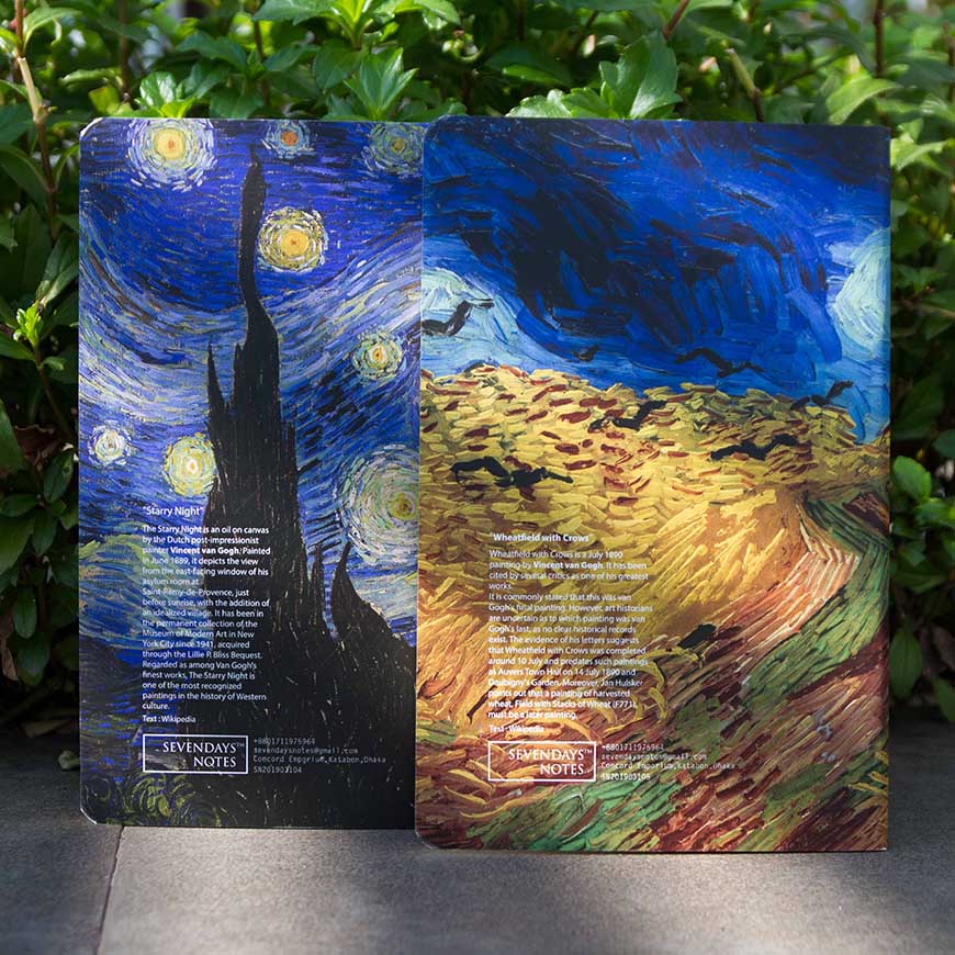 Starry Night & Wheatfield with Crows Notebook (SN201903104 ...