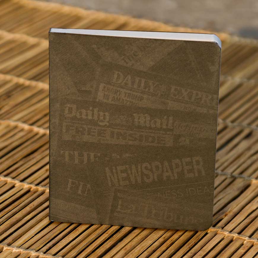 News Cover Series Workbook Silver Notebook (SN20201126) | Wafilife