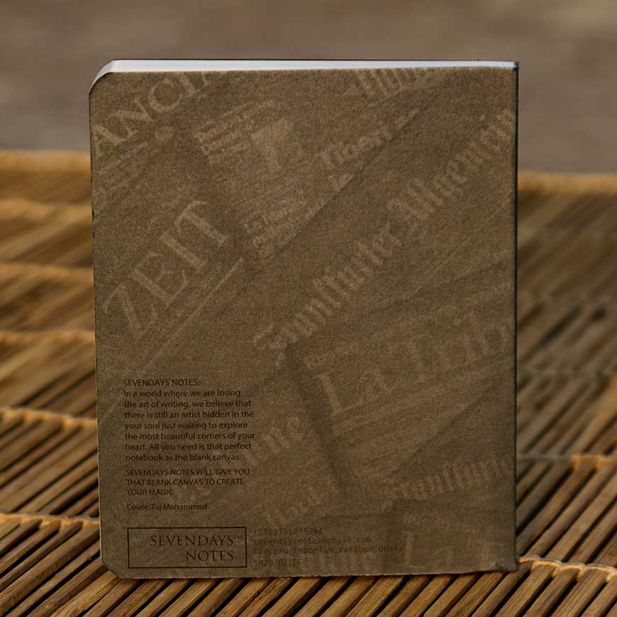 News Cover Series Workbook Silver Notebook (SN20201126) | Wafilife