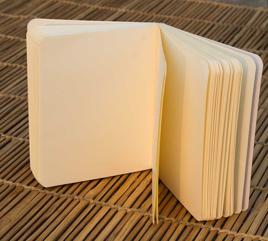 Pocket Series White Notebook | Wafilife
