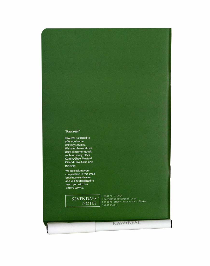 Raw.Real Notebook with Pen (SN201904115) | Wafilife
