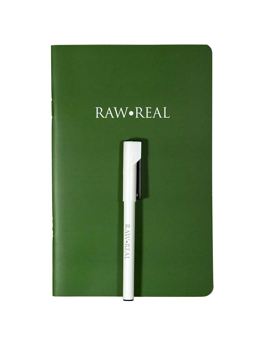 Raw.Real Notebook with Pen (SN201904115) | Wafilife