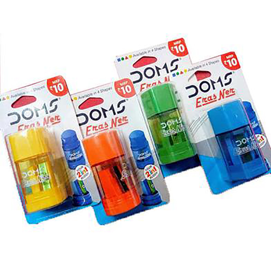 Doms Sharpener Eraser 2in1-1pc | Wafilife