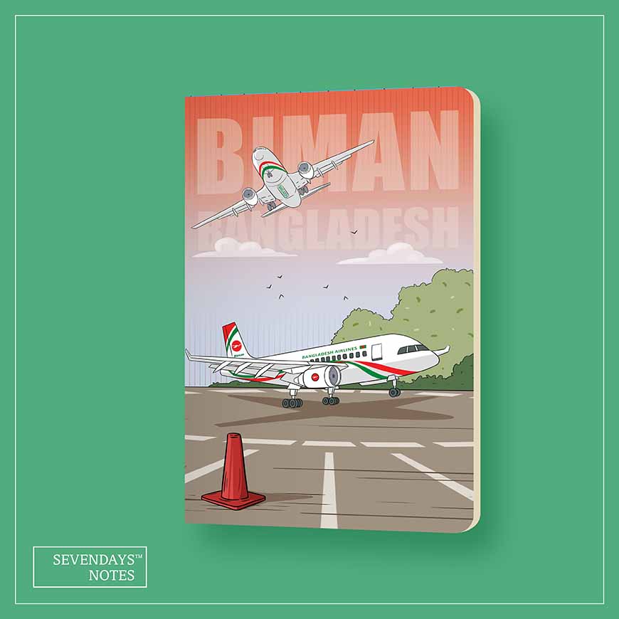 Biman Bangladesh Notebook (SN202405393) | Wafilife