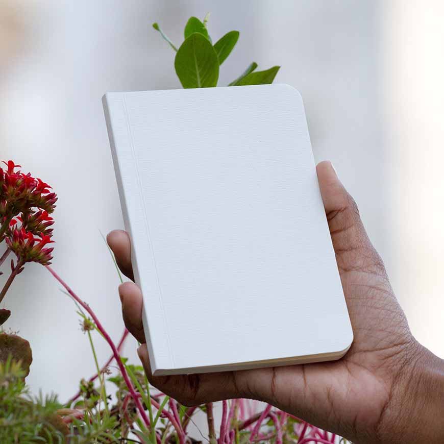 Pocket Book White Notebook | Wafilife