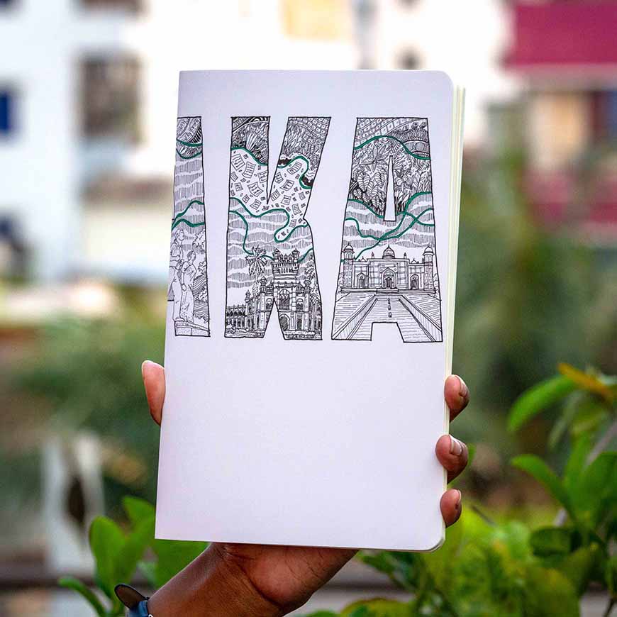 Dhaka(Green Line) Notebook (SN202404387) | Wafilife