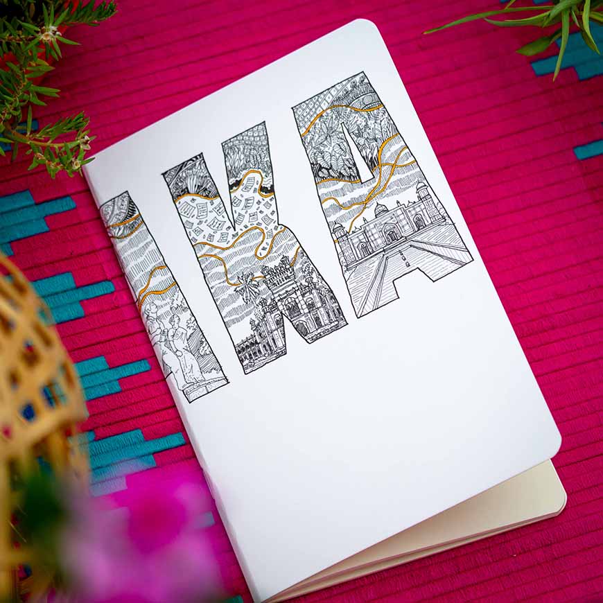 Dhaka(Yellow Line) Notebook (SN202404387) | Wafilife