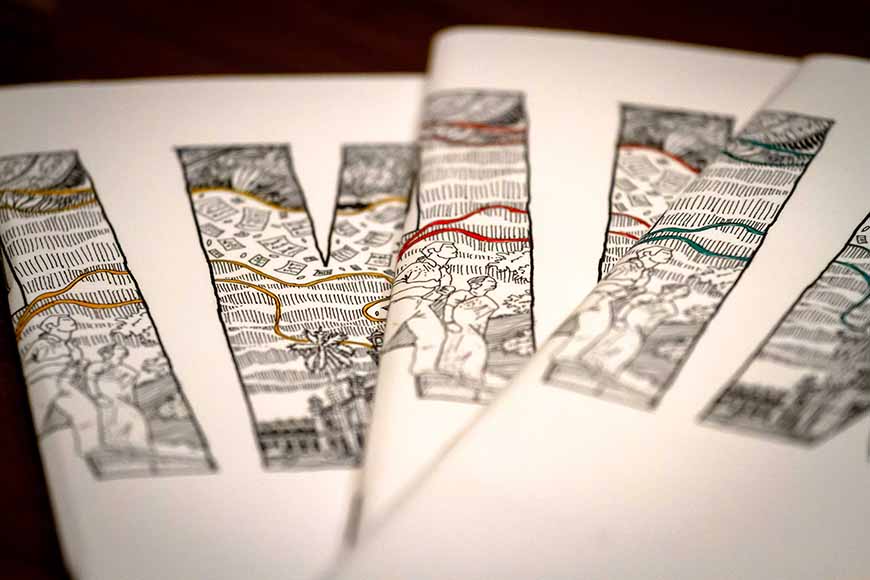 Dhaka(Red, Yellow, Green Line) Notebook (SN202404387) 3-Pack | Wafilife