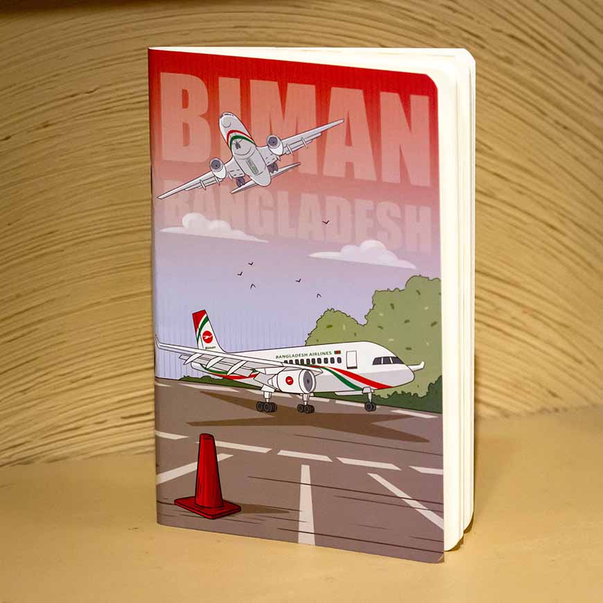 Biman Bangladesh Notebook (SN202405393) | Wafilife