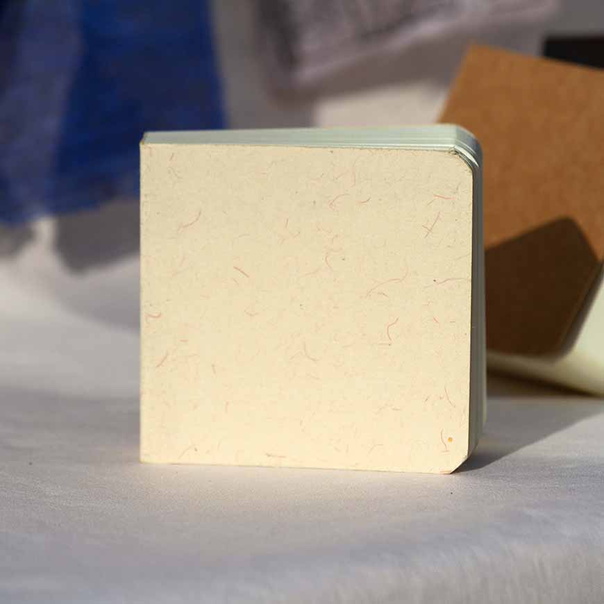 Slip Pad Series Texture White Notebook | Wafilife