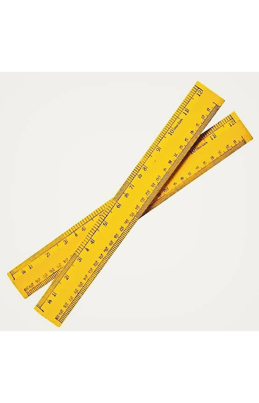 Wooden ruler (scale) - 1 pcs | Wafilife