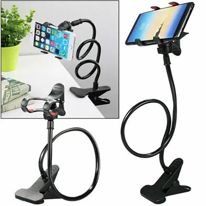 Clip Mobile Phone Holder Stand 360 Flexible Clip Base Smartphone Holder ...
